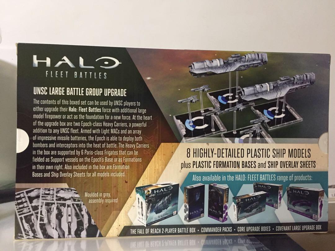Halo Fleet Battles UNSC Large Battle Group Upgrade, Hobbies & Toys ...