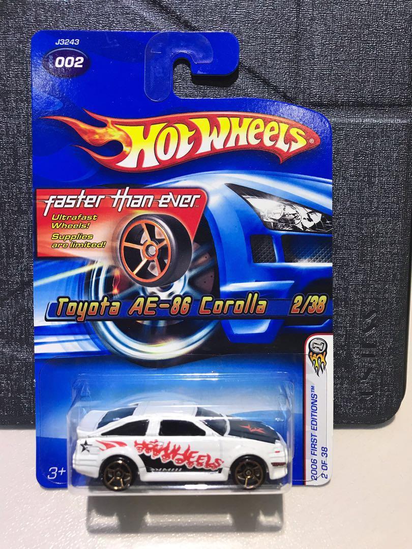 Hot Wheels Toyota AE86 Gold Wheels, 興趣及遊戲, 玩具 & 遊戲類 - Carousell