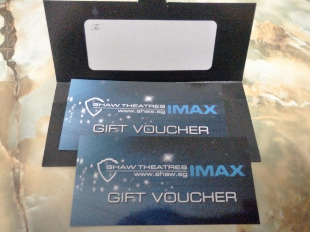 IMAX gift voucher, Tickets & Vouchers, Vouchers on Carousell