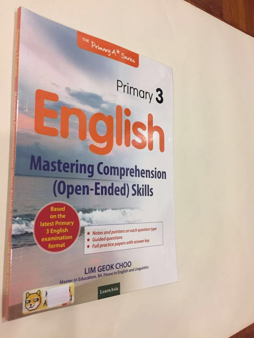 Mastering Comprehension (Open-Ended) Skills - Primary 3, Hobbies & Toys ...