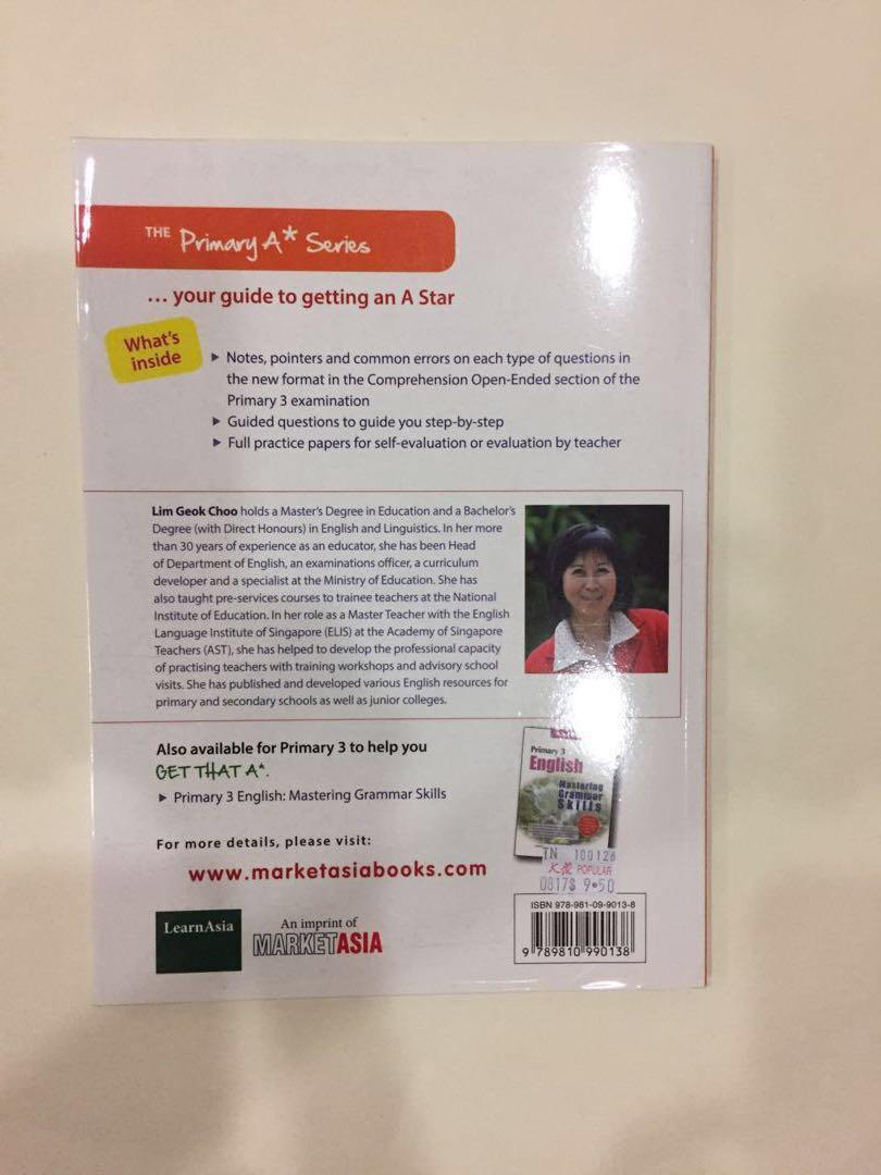 Mastering Comprehension (Open-Ended) Skills - Primary 3, Hobbies & Toys ...