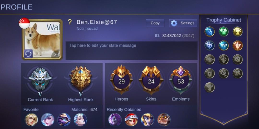 Mobile legend, Video Gaming, Gaming Accessories, Game Gift Cards ...
