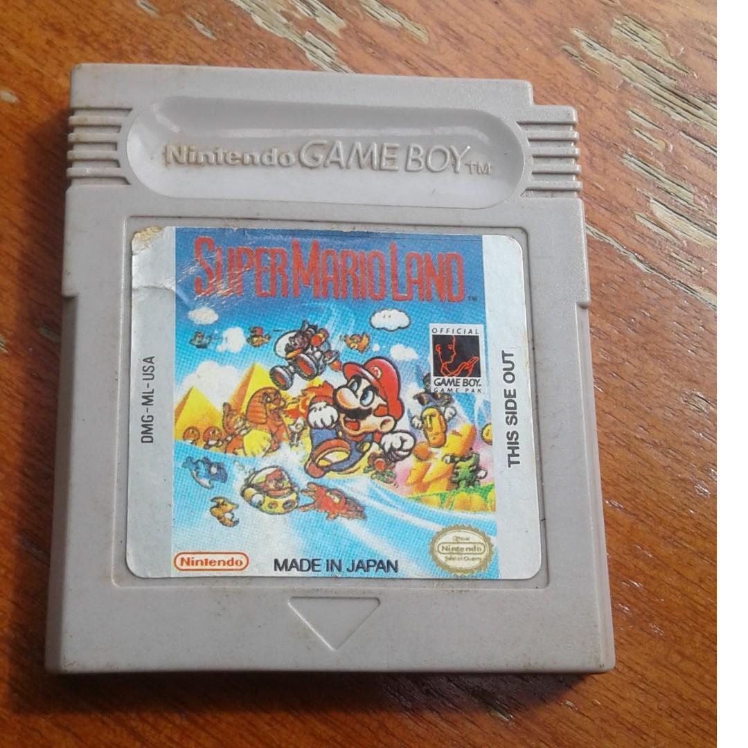 Nintendo Gameboy Cartridge (Super Mario Land), Video Gaming, Video Game ...
