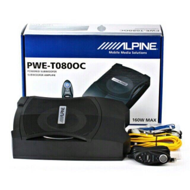 Offer original Alpine Active subwoofer PWE-T080OC Original, Auto ...