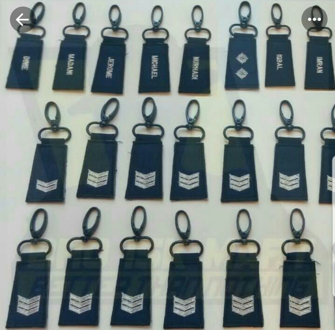 ORD, POP, FAREWELL GIFT : MINI RANK KEYCHAIN TAG - SPF / SCDF ...