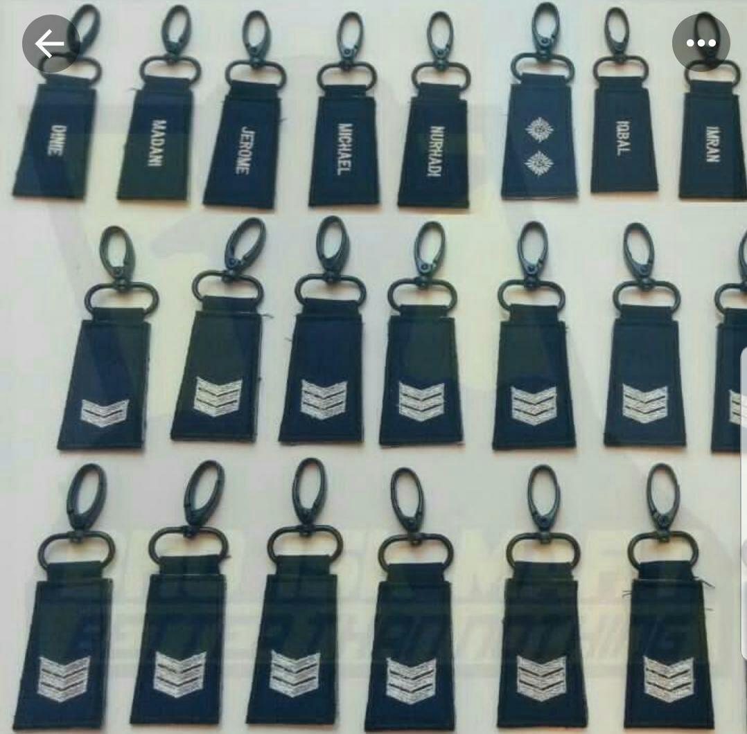 ORD, POP, FAREWELL GIFT : MINI RANK KEYCHAIN TAG - SPF / SCDF ...