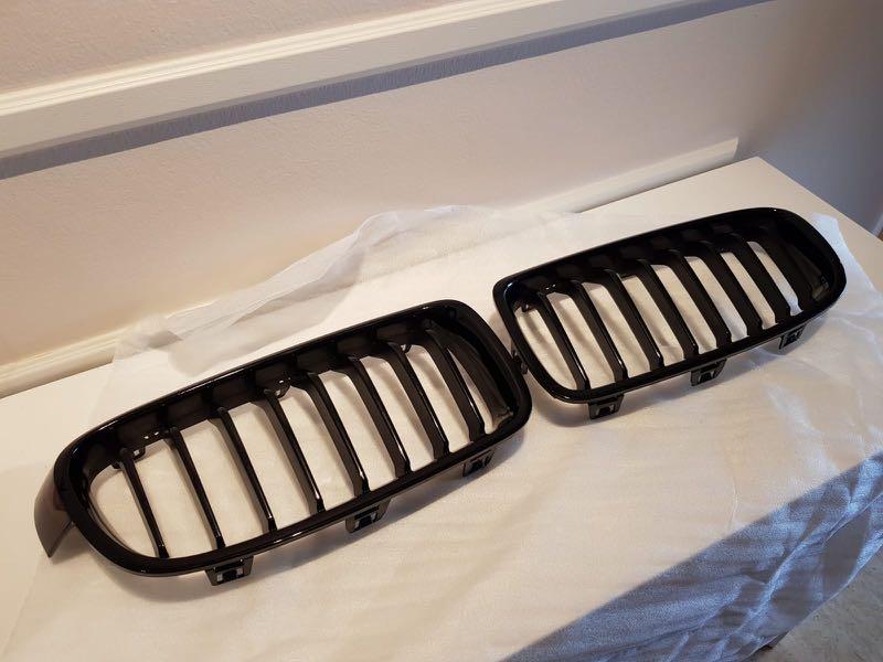Original BMW M Performance 3 series Front Grill - Gloss Black. Like New ...
