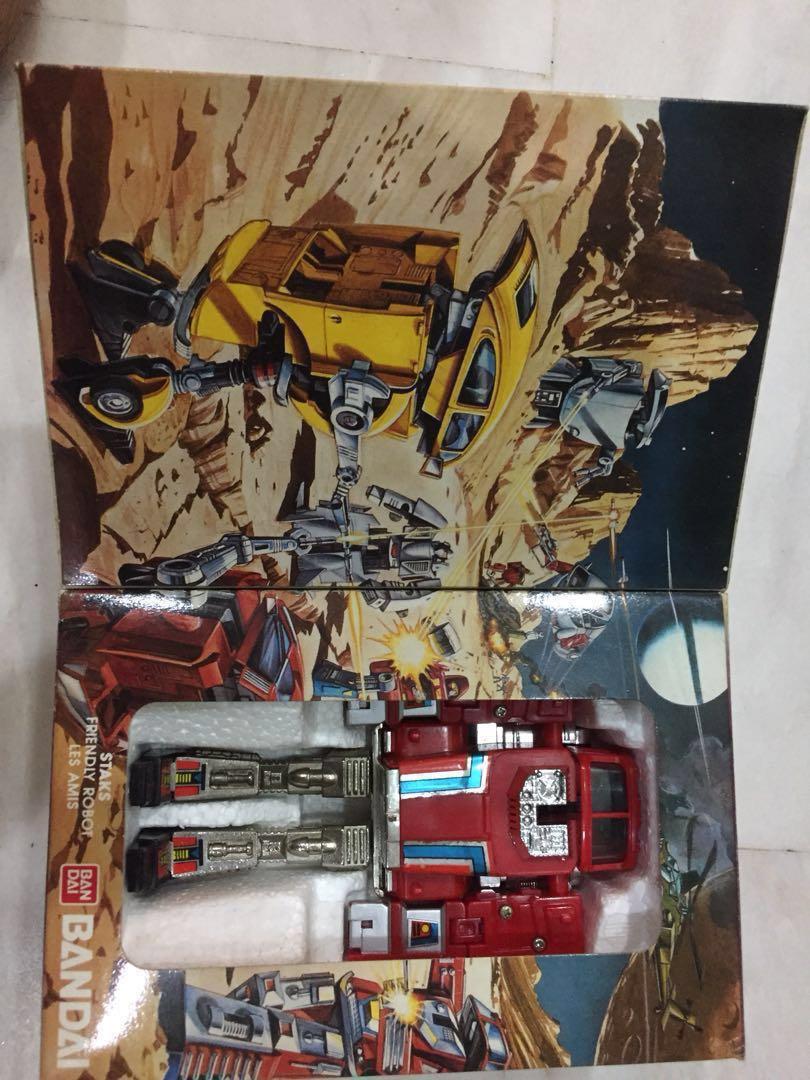 Sale! Authentic MIB Vintage DX 1985 Made in Singapore Bandai Popy Chogokin Super Gobots Robo ...