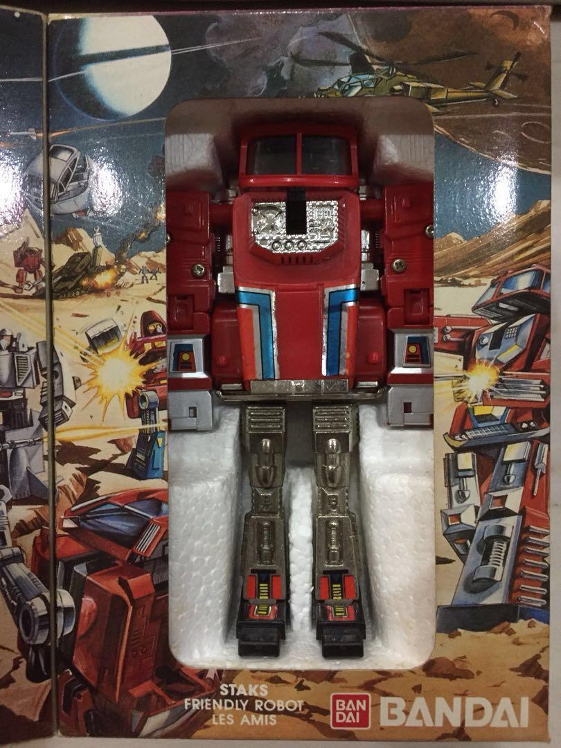 Sale! Authentic MIB Vintage DX 1985 Made in Singapore Bandai Popy Chogokin Super Gobots Robo ...