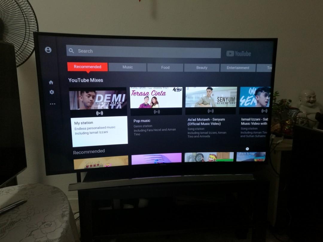 Samsung 55 Inch Curved 4K Ultra HD Smart Led Tv, TV & Home Appliances, TV & Entertainment, TV on ...