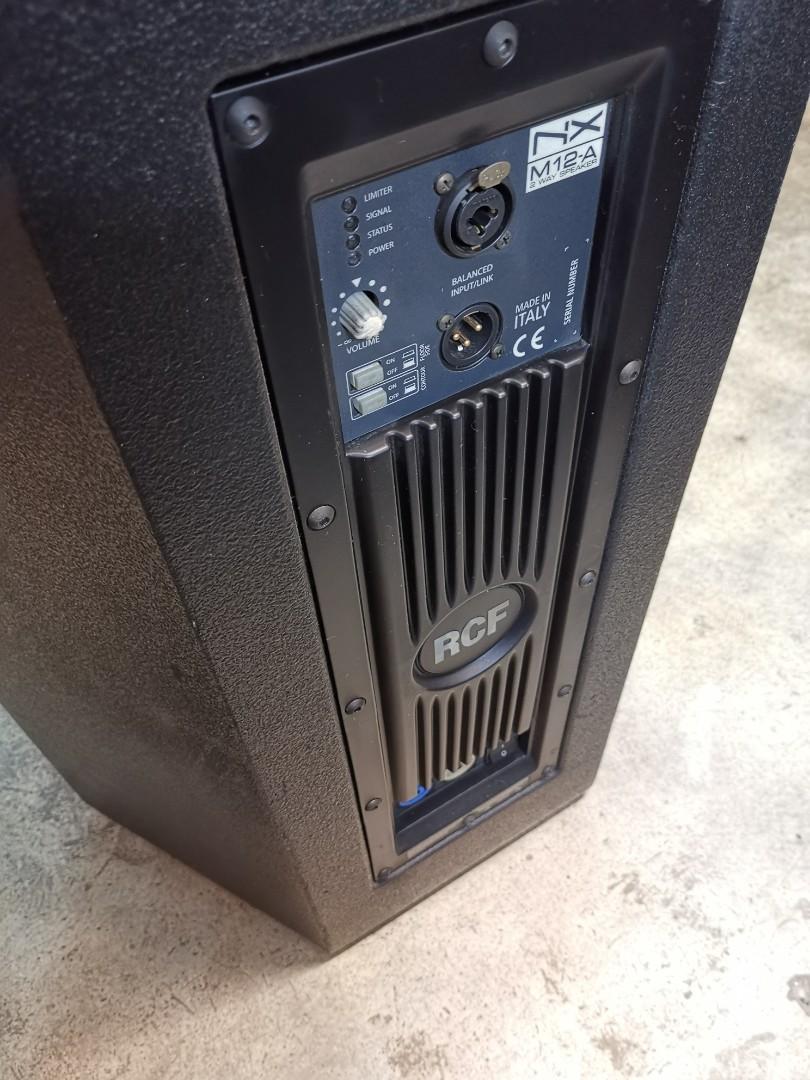 Speaker, active - RCF, Audio, Soundbars, Speakers & Amplifiers on Carousell