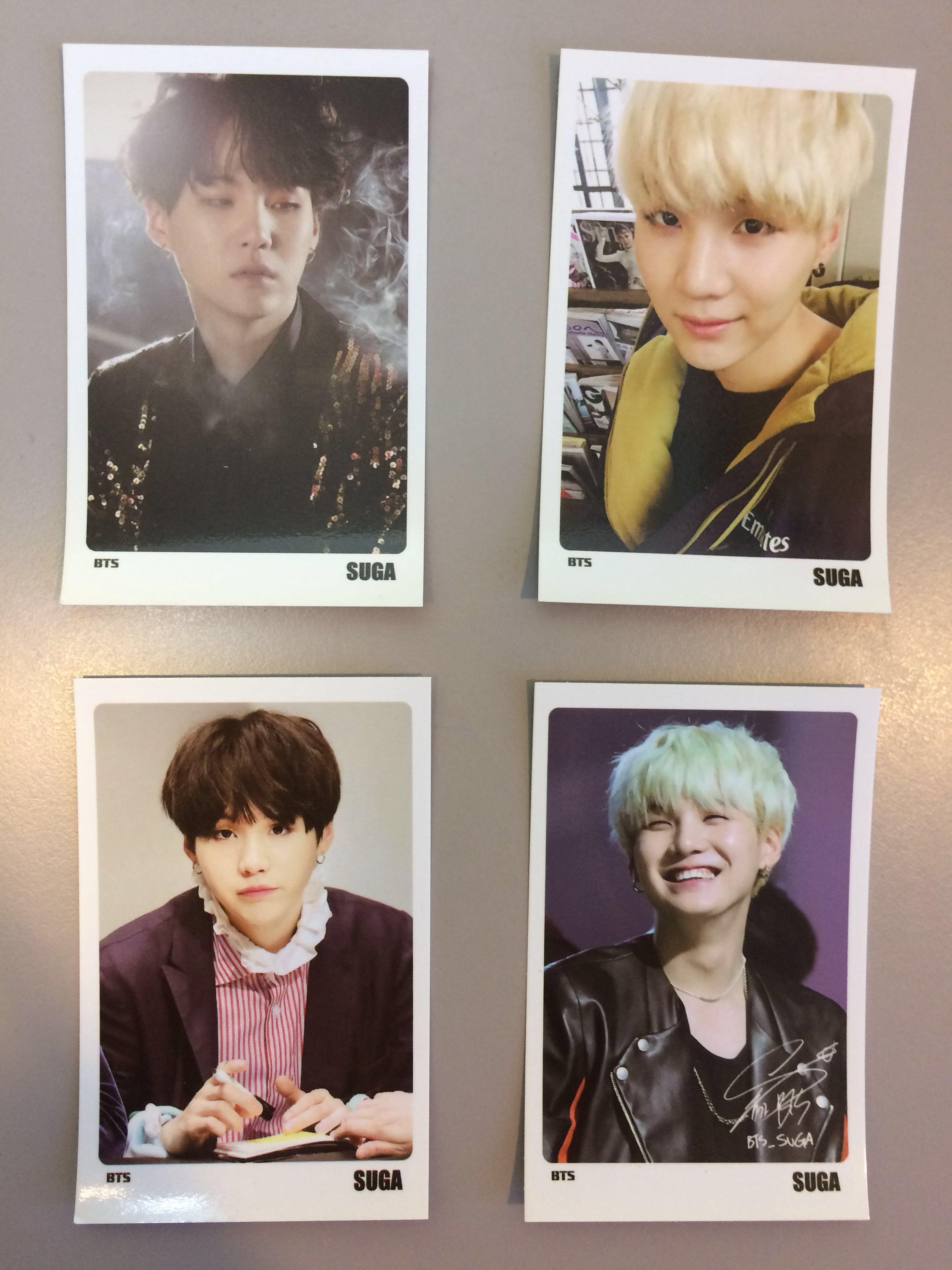 Suga photocards (40 photocards), Entertainment, K-Wave on Carousell