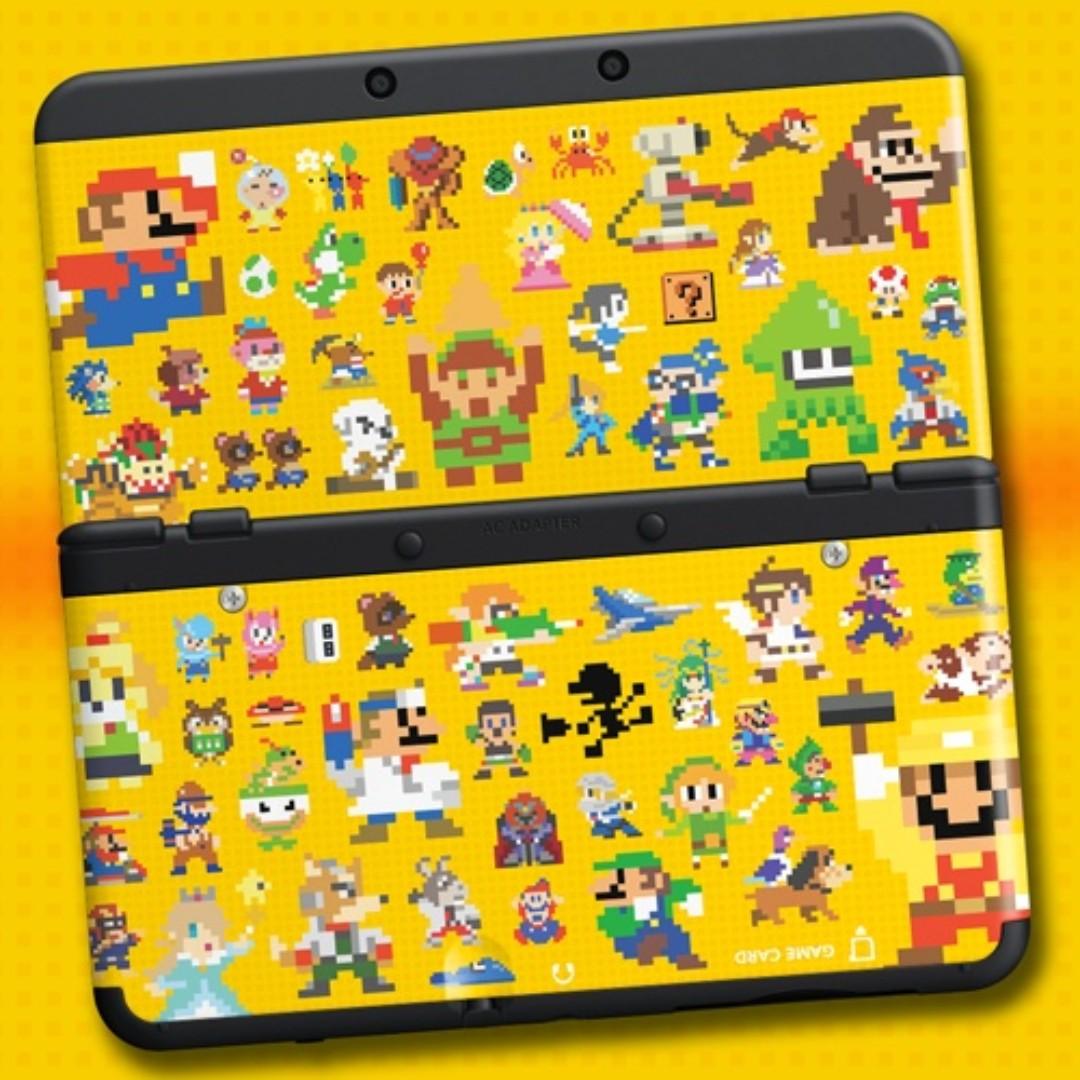 Super Mario Maker New Nintendo 3DS Cover Mario Bros Kisekae Face Plate ...