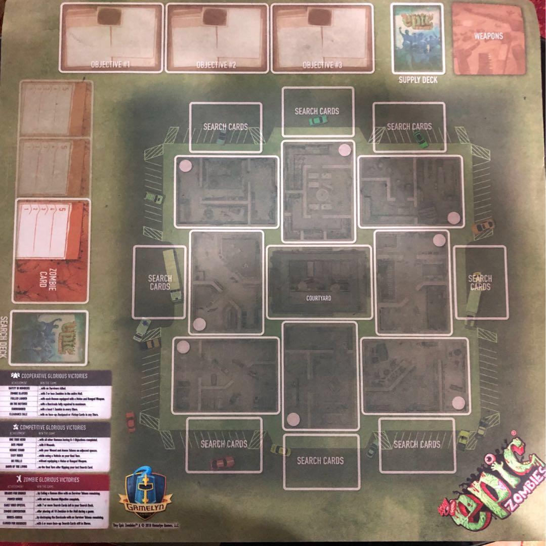 Tiny Epic Zombies + Playmat (KS Deluxe Edition), Hobbies & Toys, Toys ...
