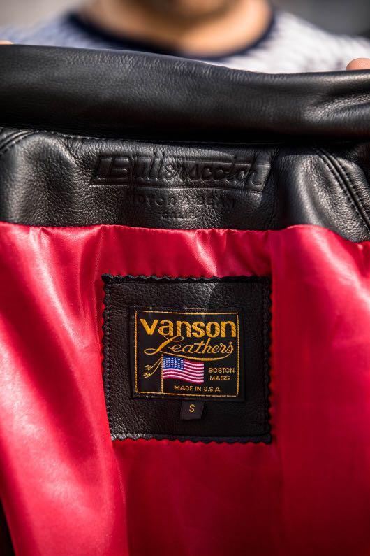 Vanson X Butterscotch Commando S leather jacket, Men's Fashion, Coats, Jackets and Outerwear on ...