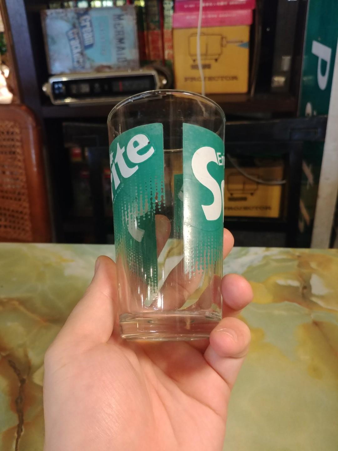 Vintage Sprite Glass Cup, Furniture & Home Living, Kitchenware ...