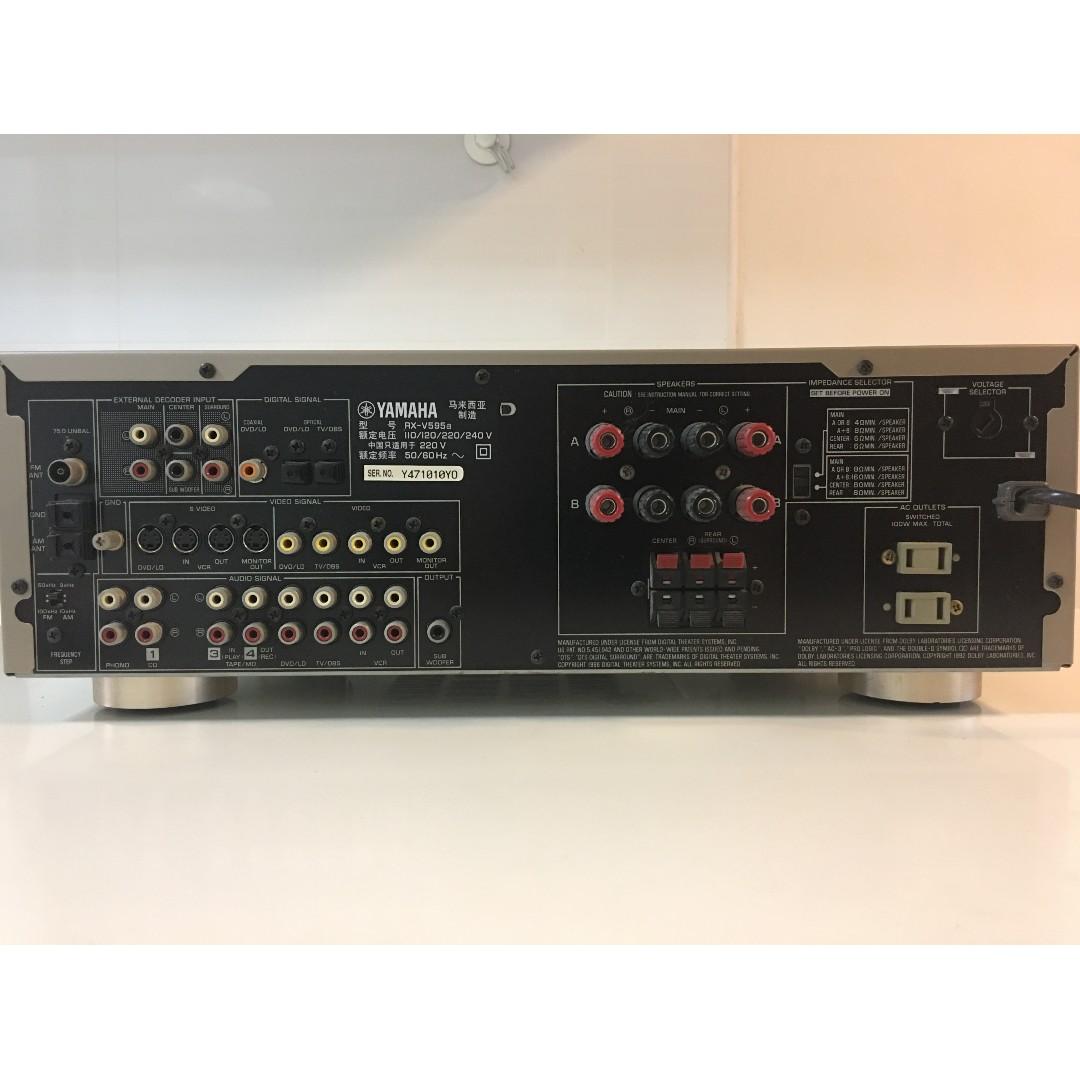 Yamaha RX-v595a AV Receiver, Audio, Other Audio Equipment on Carousell