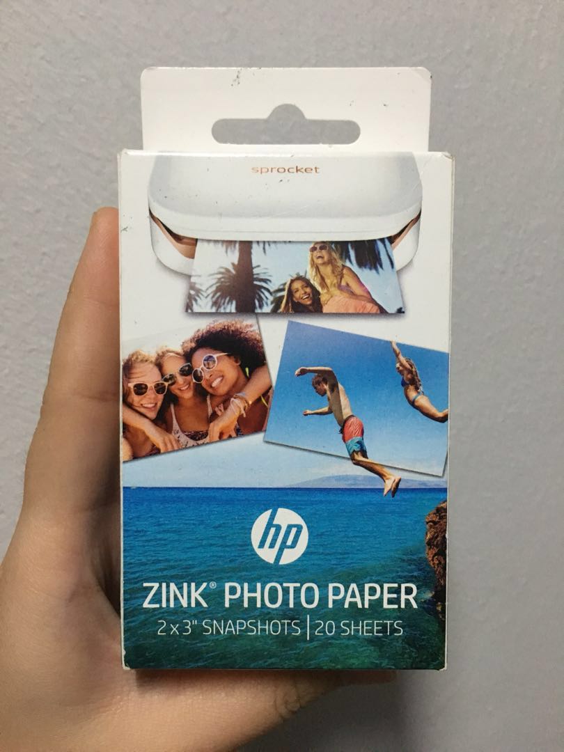 Zink photo paper, Photography, Camera Accessories, Others on Carousell