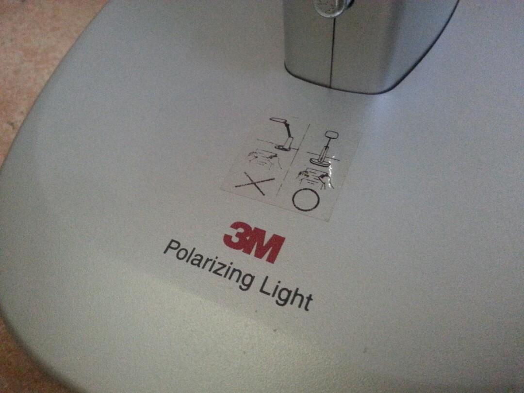 3M table study lamp polarising w safety mark n cut off, Furniture ...