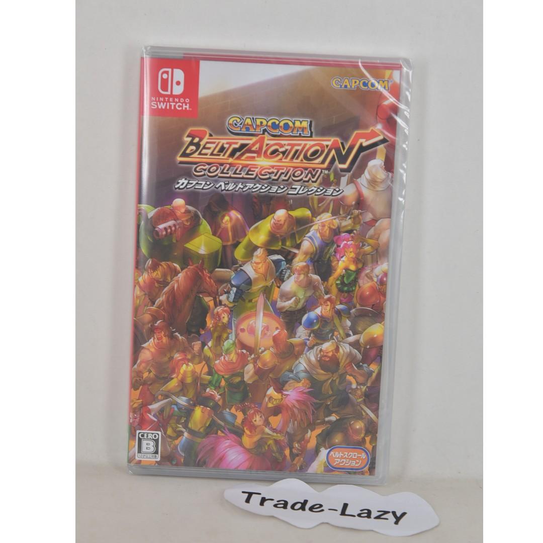 全新 NS Switch Capcom Belt Action Collection (日本The Best版) - 卡普空 經典動作合輯 街頭快打 吞食天地Ⅱ 赤壁之戰 龍王 圓桌武士 ...