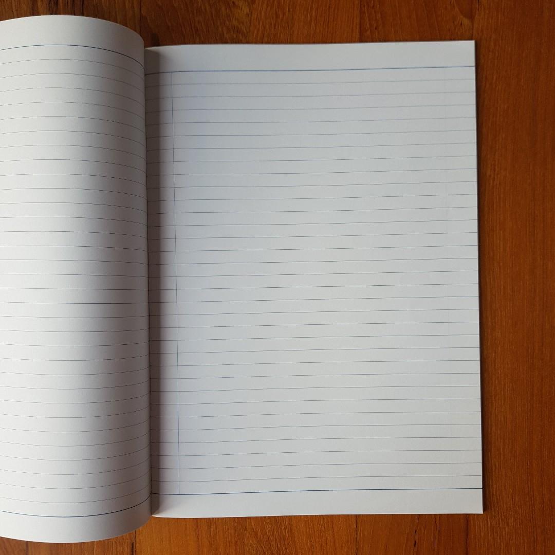A4 English Line Exercise Book (from Hwa Chong!!), Hobbies & Toys, Books ...