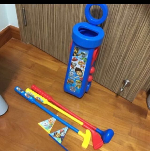Almost new paw patrol golf cart set, Babies & Kids, Infant Playtime on ...