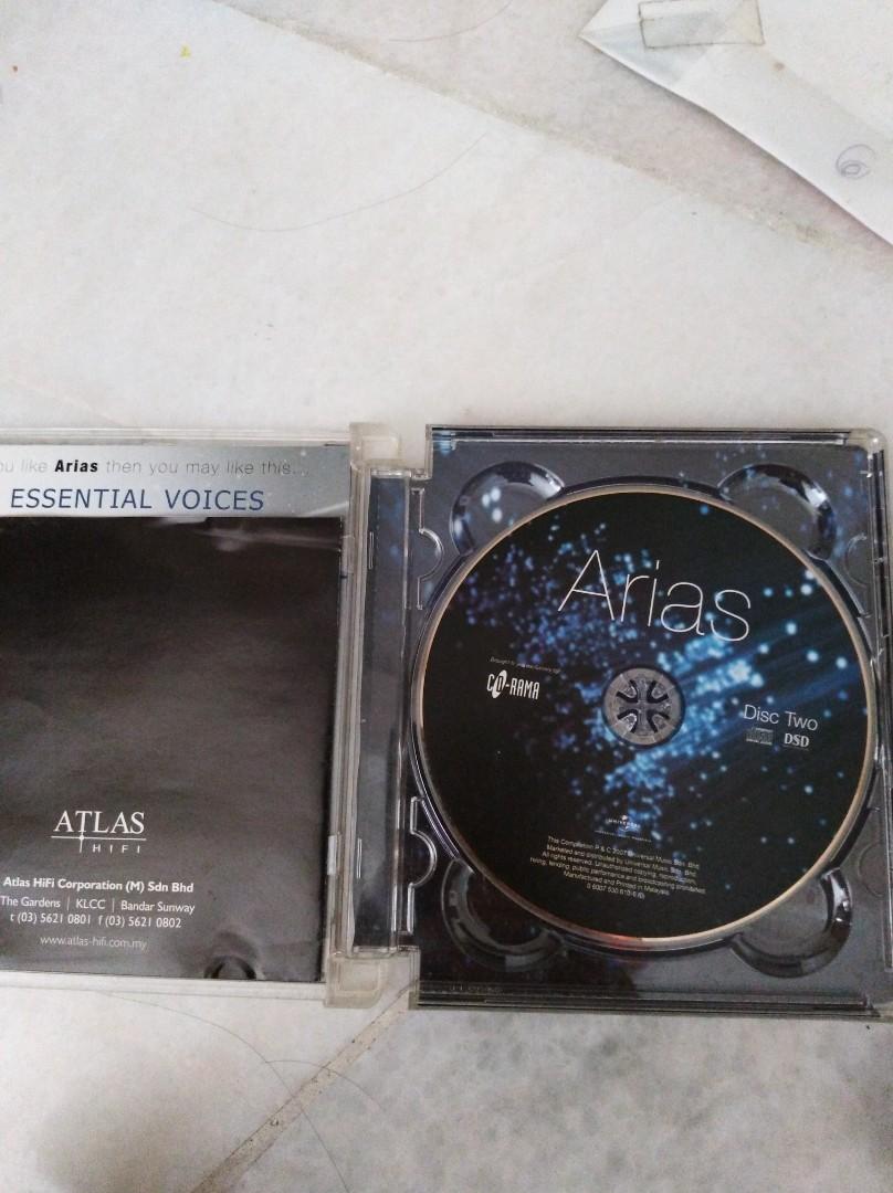 Arias dsd audiophile double cd, Hobbies & Toys, Music & Media, CDs & DVDs on Carousell