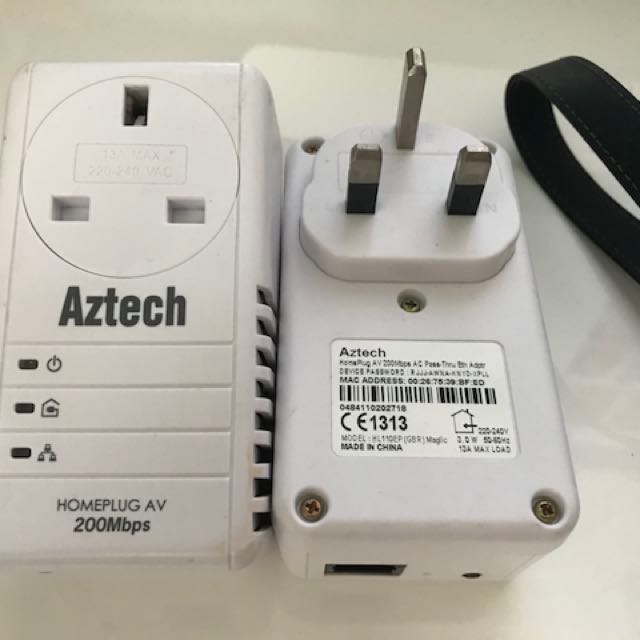 Aztech homeplug av 200mbps, Computers & Tech, Parts & Accessories ...