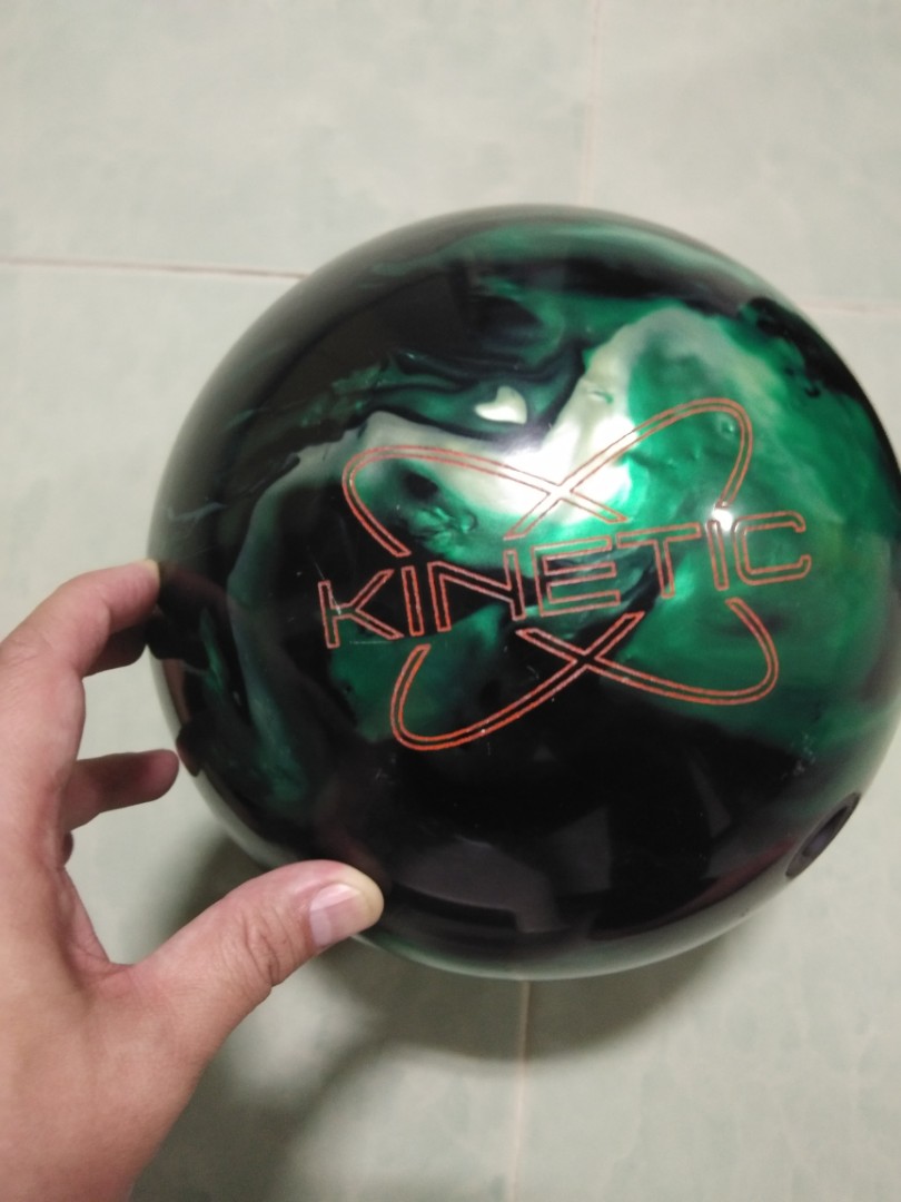 Bowling Ball 12 lbs. Track kinetic used, Sports Equipment, Sports ...