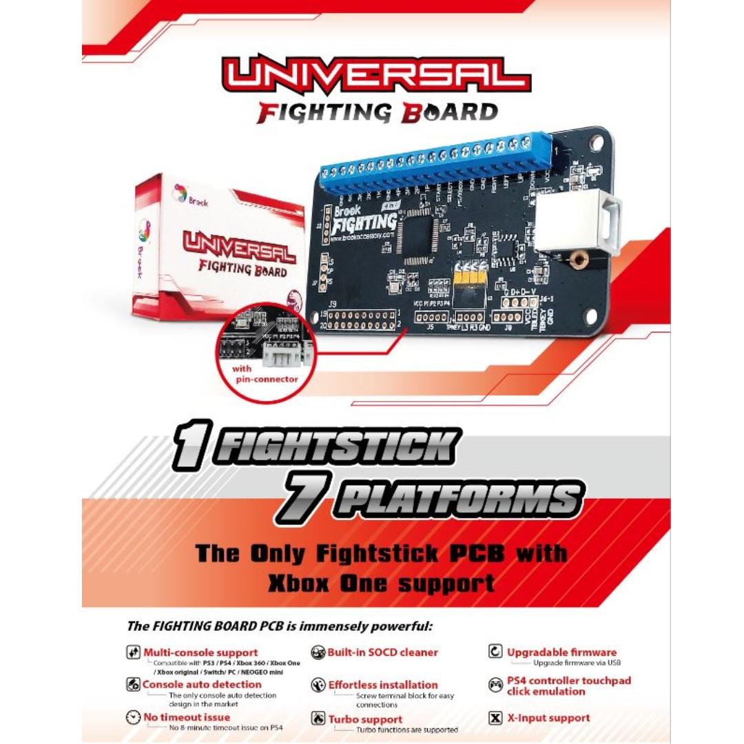 Brook Design - Universal Fighting Board, Video Gaming, Video Game ...