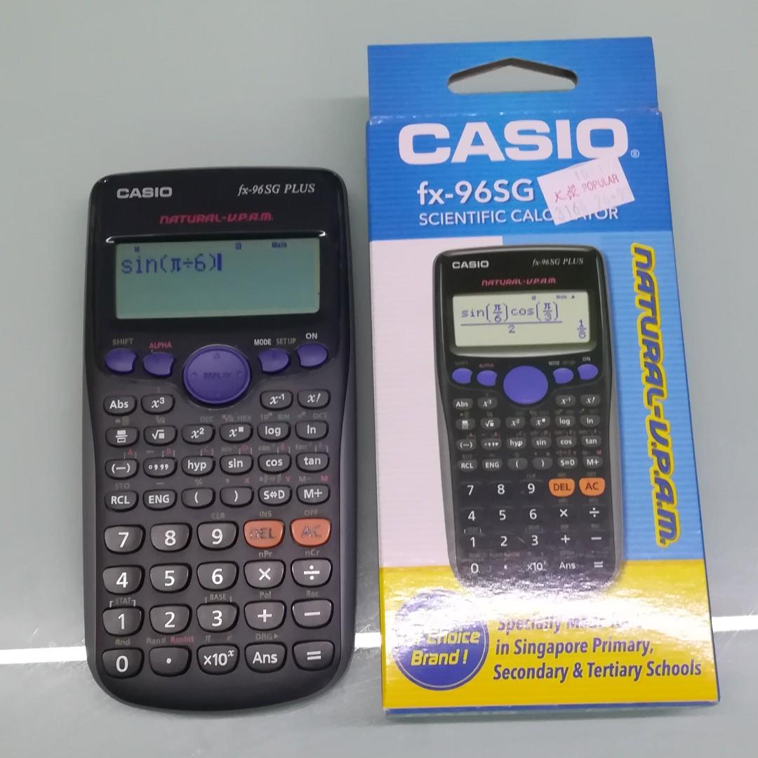 Casio Fx-96SG Plus Scientific Calculator, Computers & Tech, Office ...