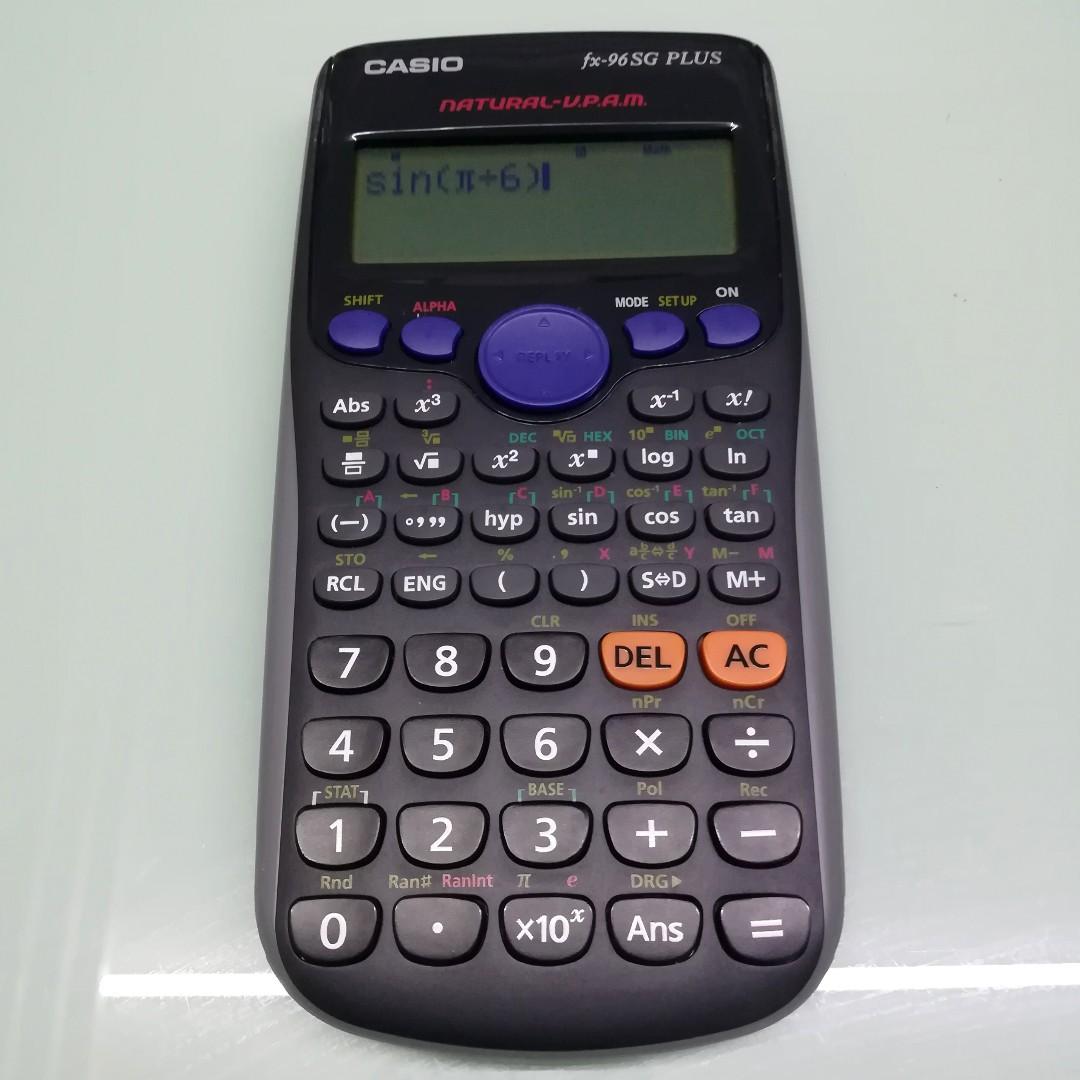Casio Fx-96SG Plus Scientific Calculator, Computers & Tech, Office ...