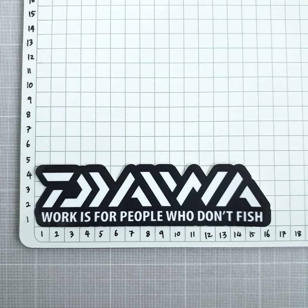 DAIWA vinyl sticker, Car Accessories, Accessories on Carousell