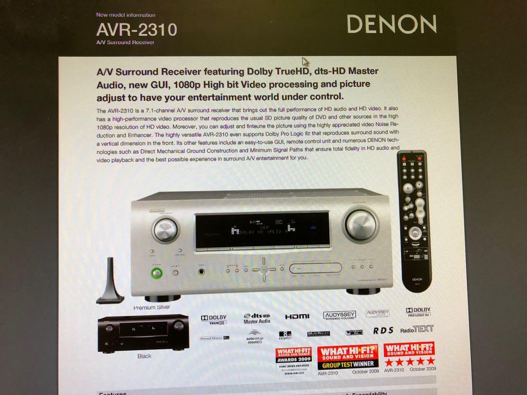 Denon AVR-2310, Audio, Soundbars, Speakers & Amplifiers on Carousell