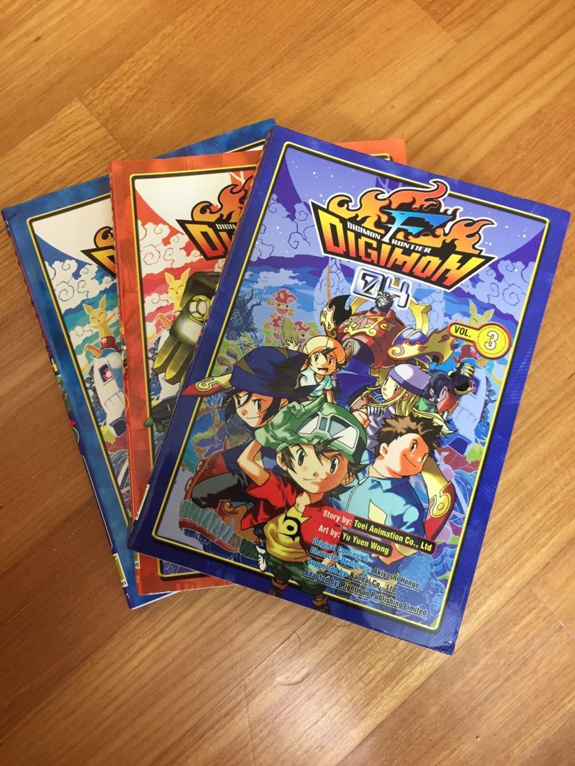 Digimon 04: Digimon Frontier Vol. 1-3, Hobbies & Toys, Memorabilia ...
