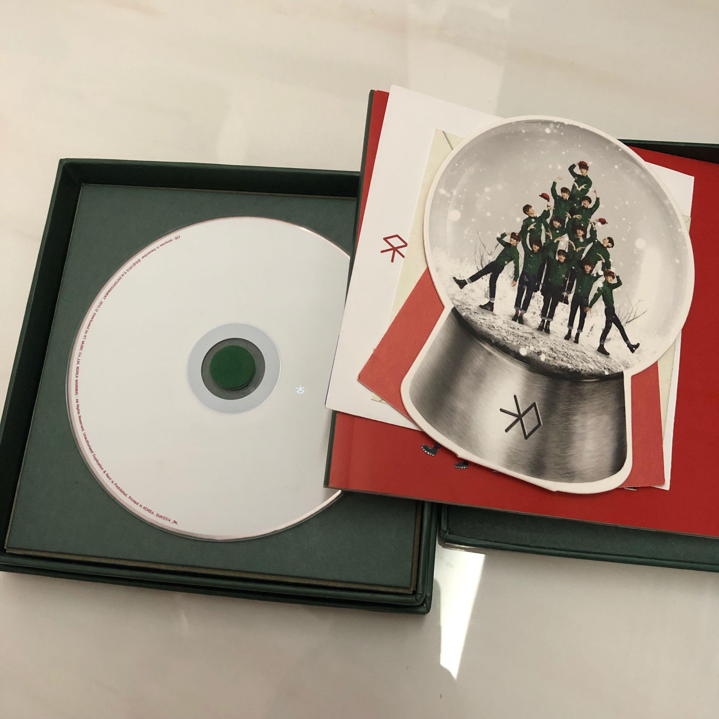 EXO Miracles In December Album (Korean Ver.), Hobbies & Toys ...