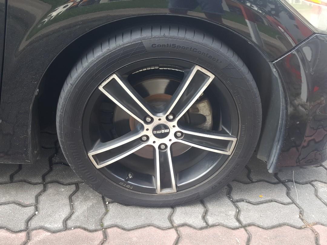 Honda Stream Momo Rims, Car Accessories, Tyres & Rims on Carousell