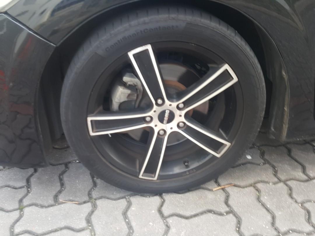 Honda Stream Momo Rims, Car Accessories, Tyres & Rims on Carousell