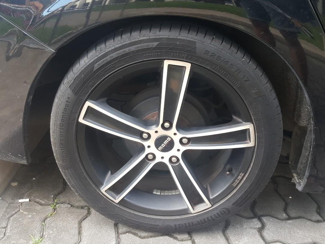 Honda Stream Momo Rims, Car Accessories, Tyres & Rims on Carousell