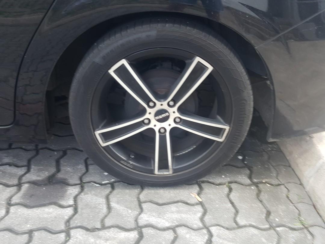 Honda Stream Momo Rims, Car Accessories, Tyres & Rims on Carousell