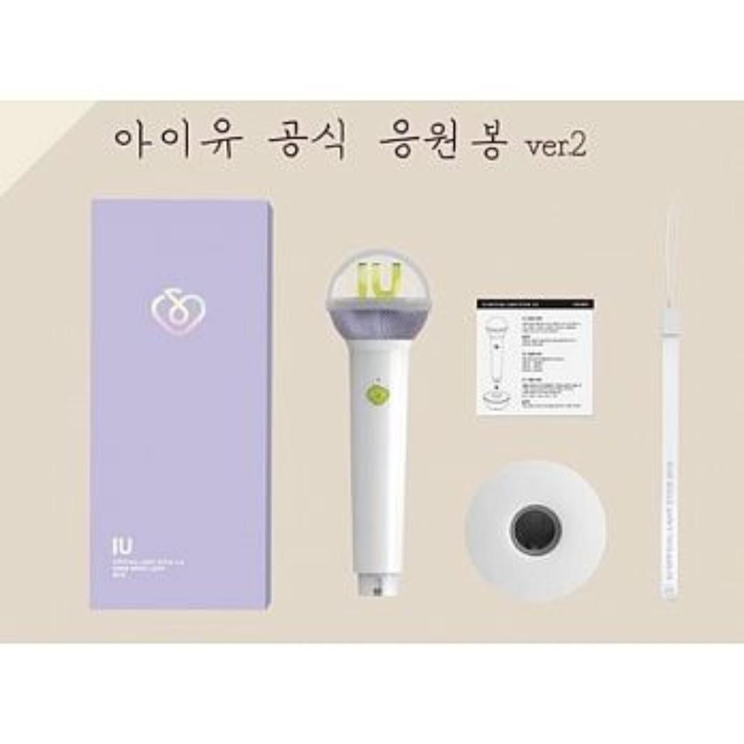 IU OFFICIAL Concert LIGHT STICK V2, Hobbies & Toys, Memorabilia ...