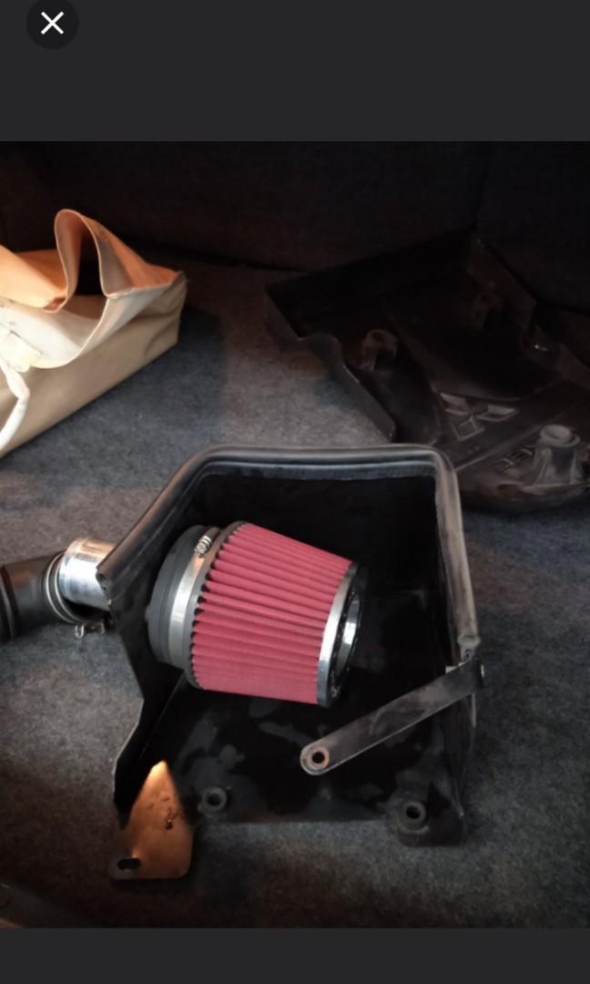 Lancer ex.Simota open pod filter together with heat shield., Car ...