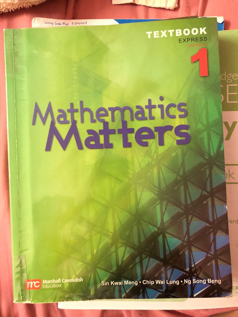 Mathematics matters textbook [1&2], Hobbies & Toys, Books & Magazines ...