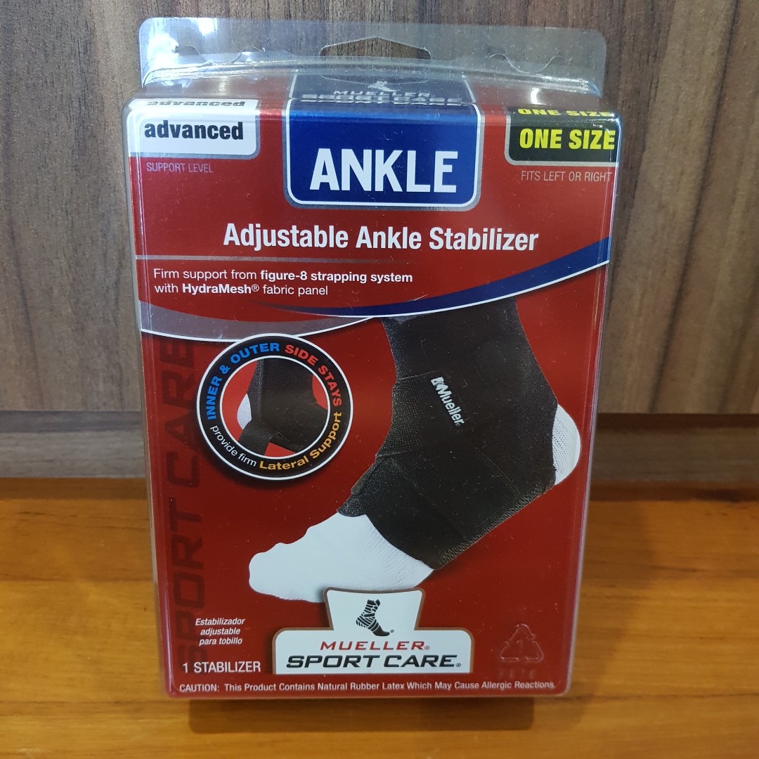 Mueller Adjustable Ankle Stabilizer, Health & Nutrition, Braces ...