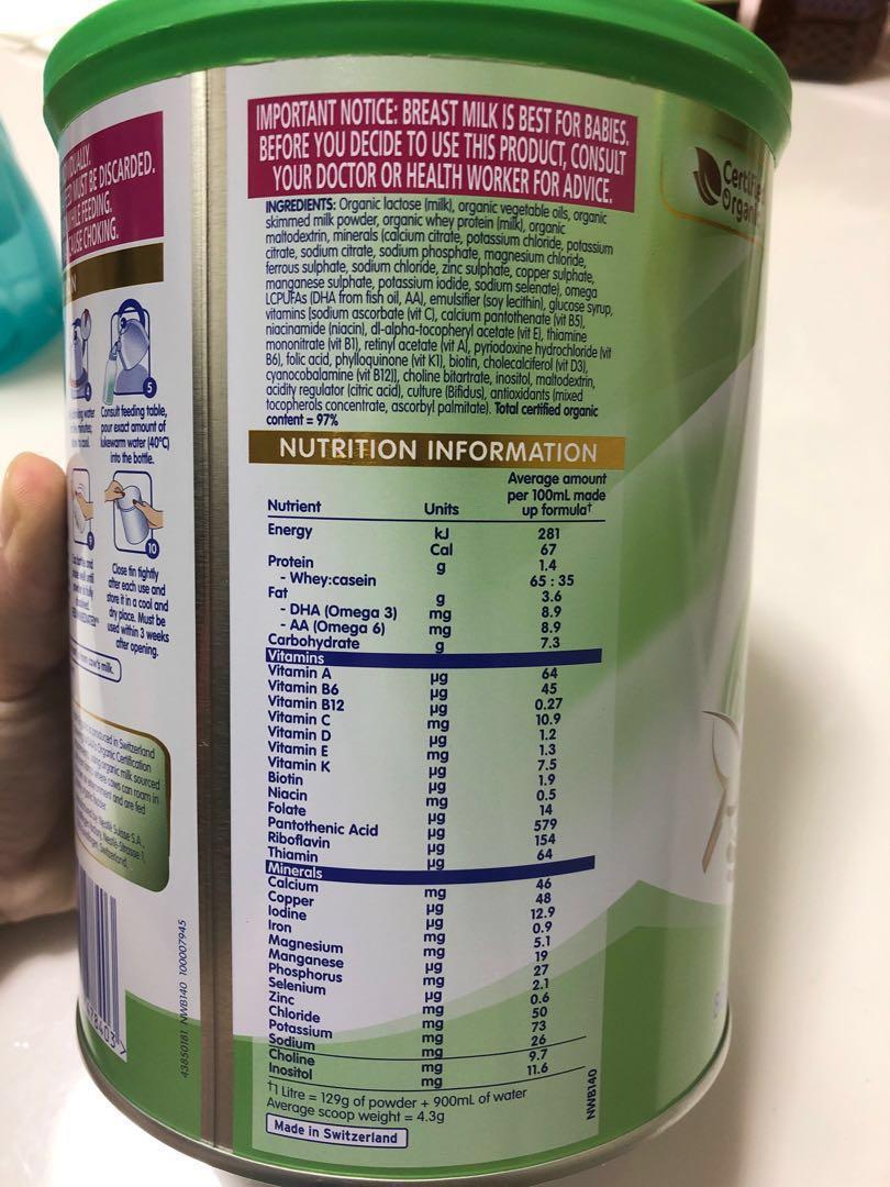 Nestle NAN organic milk powder - infant formula 800g, Babies & Kids ...