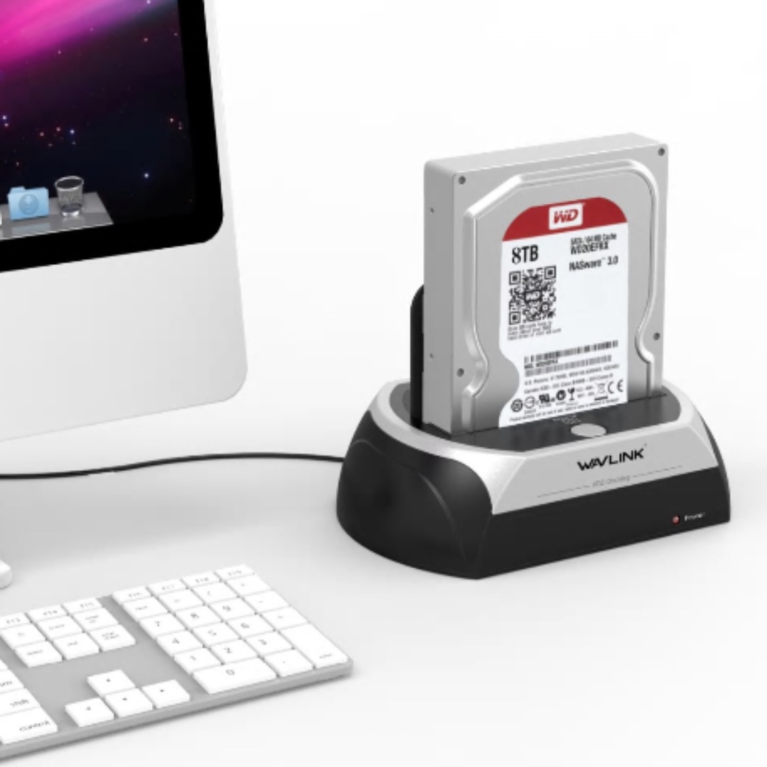 P11 Wavlink All in 1 2.5/3.5" SATA HDD Docking Station USB 2.0 SATA ...