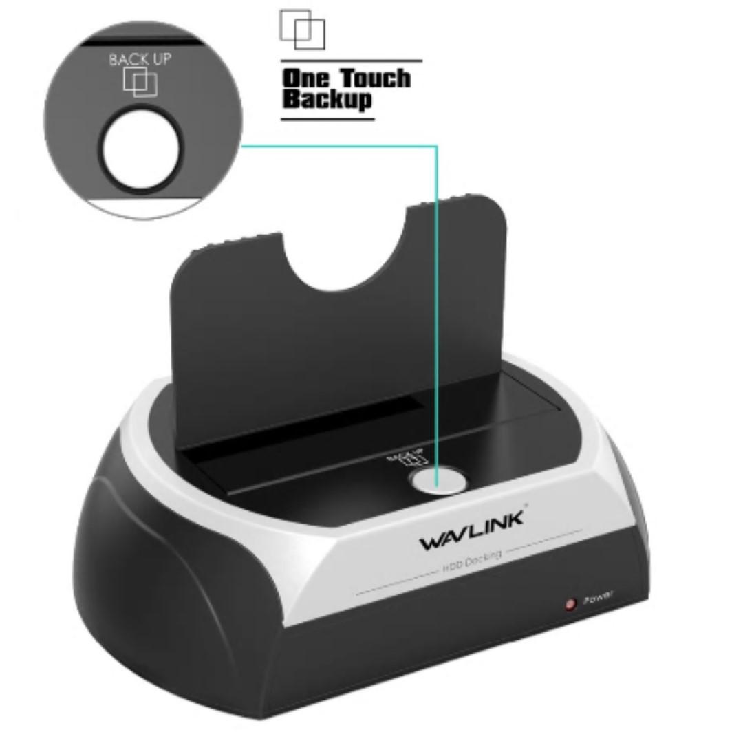 P11 Wavlink All in 1 2.5/3.5" SATA HDD Docking Station USB 2.0 SATA ...