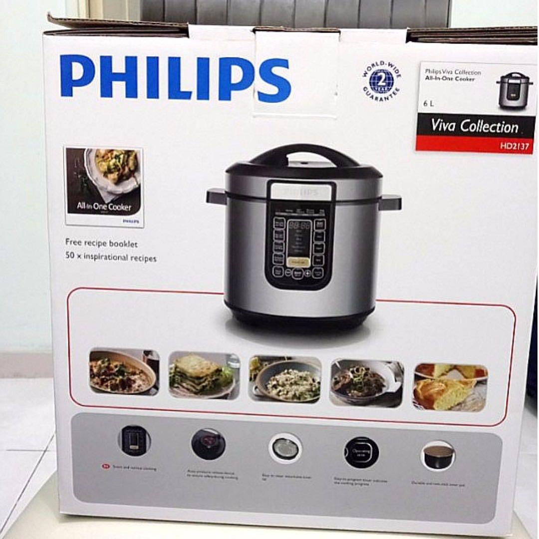 Philips HD2137 pressure cooker, TV & Home Appliances, Kitchen ...