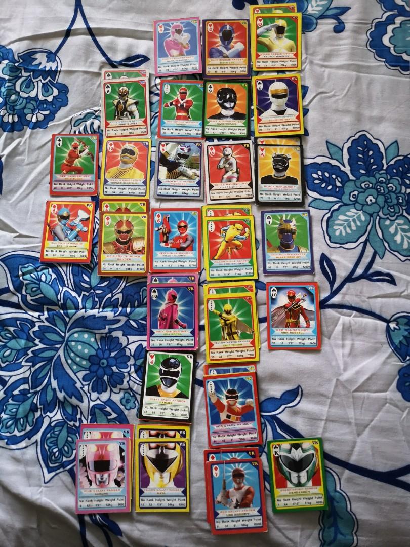 POWER RANGERS ULTRA RARE CARD COLLECTION, Hobbies & Toys, Toys & Games ...