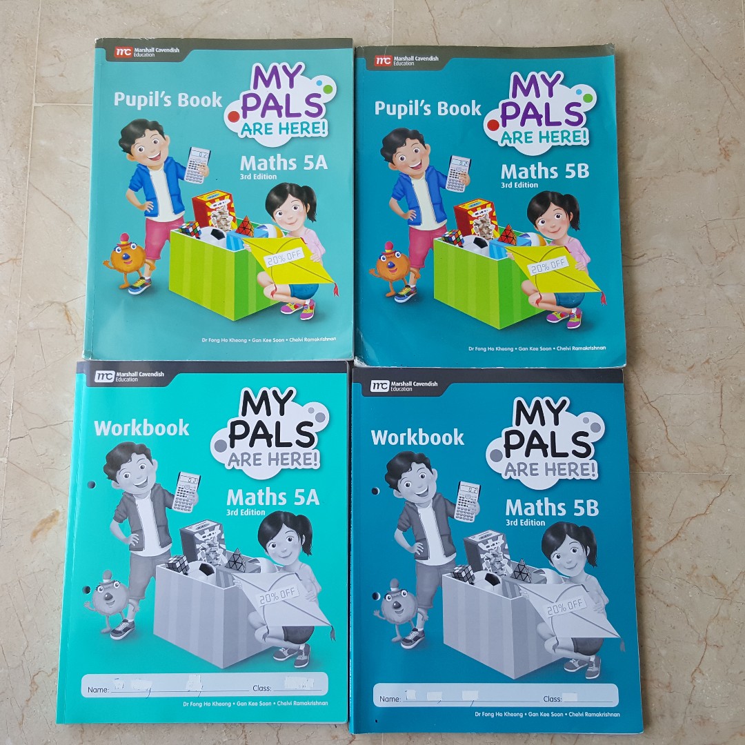 Primary 5 Maths 5A & 5B Textbook and Workbook, Hobbies & Toys, Books ...